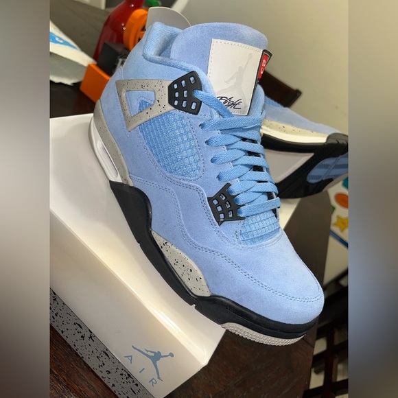 Jordan | Shoes | Air Jordan 4 Retro University Blueblack | Poshmark